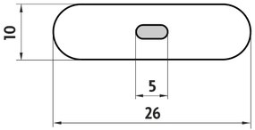 Nimco Držák na ručníky, 58 cm NAVA - NA 28061