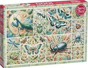 CHERRY PAZZI Puzzle Mozaika miniaturní divočiny / 1000 dílků / 70 x 50