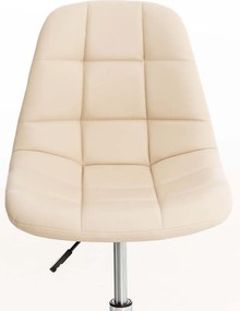 Kancelářská židle Emil umělá kůže – krémová