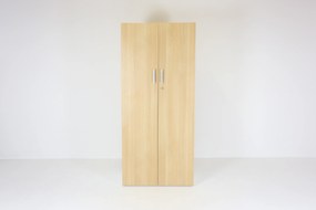 Skříň šatní, Prages, 177x80x40, dub/bílá, dveře