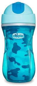 Chicco Hrneček Sport termo s brčkem 266 ml, 14 m + Modrý