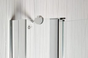 ARTTEC Jednokřídlé sprchové dveře do niky MOON C 3 čiré sklo 96 - 101 x 195 cm