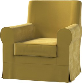 Potah na křeslo IKEA Ektorp Jennylund barva zelená látka lesklé, sametová