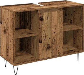 Sada koupelnového nábytku 3 ks Staré dřevo 30 x 30 x 180 cm 3378507