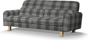 Potah na pohovku IKEA Nikkala krátký barva šedá látka pletený vzor, vzorované