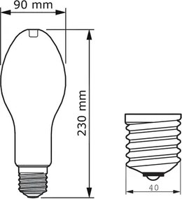 Philips TForce Core LED HPL 36W E40 830 FR / Světelný zdroj / 5500 lm