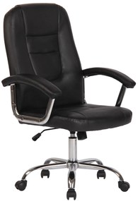 Kancelářská židle Ulverston - umělá kůže | černá