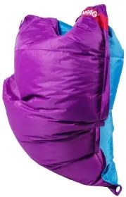 BeanBag Sedací pytel 189x140 duo purple - turquoise