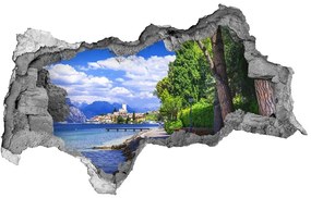 Wallmuralia Nálepka fototapeta 3D výhled Severní Itálie 95x73 cm