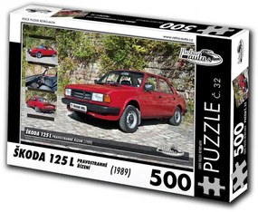 Puzzle č. 32, Škoda 125 L Pravostranné řízení (1989) 500 dílků