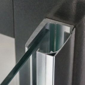 ROTH ELEGANT LINE GDOL1/800 sprchové dveře 800x2000mm levé jednokřídlé, bezrámové, brillant/transparent, 132-800000L-00-02