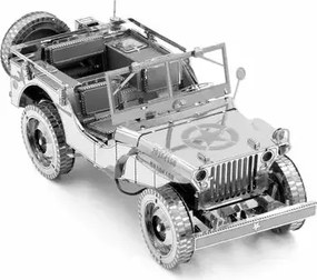 Metal Earth 3D Puzzle Jeep Willys MB Overland / 76 dílků / od 14 let