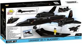 COBI 5891 Lockheed SR-71 Blackbird / 1374 kostek / 1 figurka / 1:48 /
