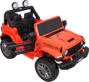 Elektrické autíčko Jeep Wrangler Rubicon LIFT oranžové