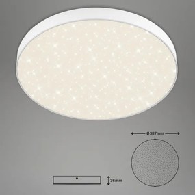 Briloner 7075-416 - LED Stropní svítidlo STAR SKY LED/24,5W/230V pr. 38 cm bílá