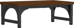 vidaXL Stojan na monitor 37 x 23 x 14 cm kompozitní dřevo [833998] Barva: kouřový dub