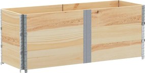 Zahradní truhlík 150 x 50 cm masivní borové dřevo 3295435