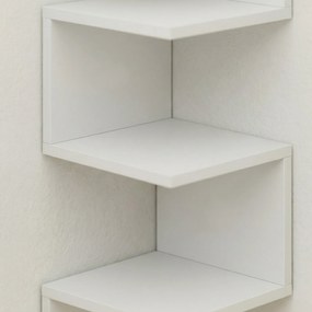 Nástěnný regál VICO, 22 x 119 cm, bílý