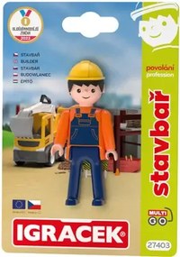 EFKO Figurka Igráček MultiGO Stavbař / Kloubová / 7,5 cm / od 3 let