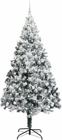 Umělý vánoční stromeček Bílá 240 cm PVC, ocel a plast 3396983