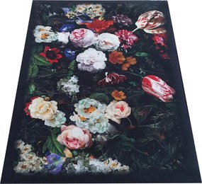 DY Moderní koberec s květinovým vzorem Horeca-New 119 Rozměr: 60x100 cm