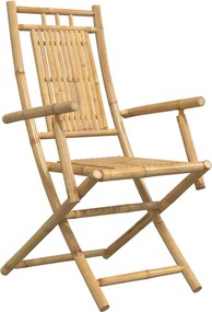 Skládací židle 8 ks 53x66x99 cm bambus 3278516