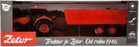 TEDDIES Traktor Zetor s valníkem / Na setrvačník / se zvukem a světlem