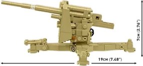 COBI 3141 Flak 18 8,8 cm / Stavebnice / 1:32 / 232 kostek / 1 figurka