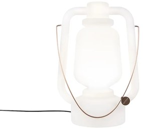 Stojací lampa bílá 51 cm IP44 - Storm Large