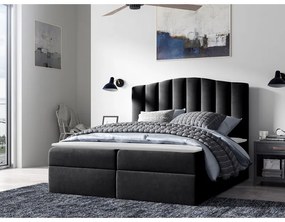 Kontinentální postel Beatriz, Rozměr postele: 160x200, Barva:: ekokůže Soft 032