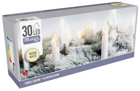 Vánoční světelný LED řetěz Candle Lights, 30 LED svíček