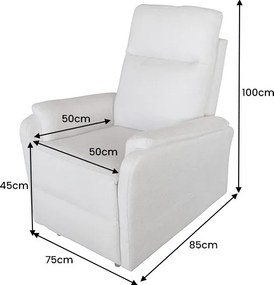 Designové křeslo Movie béžové