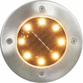 Solární světlo k zapíchnutí do země 8 ks LED RGB barva 315695