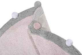 Lorena Canals, Pro zvířata: Pratelný koberec Bubbly Soft Pink kruh, 120x120 (průměr) kruh, růžová, ložnice