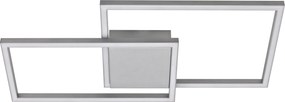XXXLutz STROPNÍ LED SVÍTIDLO, 49/24,5/5 cm Boxxx - Stropní svítidla - 008983001601