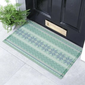Rohožka z recyklovaného plastu 40x70 cm Fair Isle – Artsy Doormats