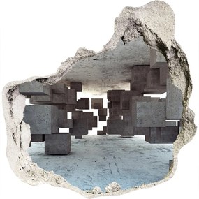 Wallmuralia Samolepící nálepka beton Kvádry beton 75x75 cm