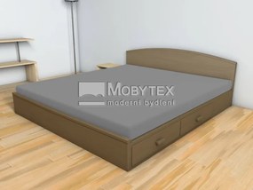 MATĚJOVSKÝ Prostěradlo středně šedé Froté Exkluziv 200x200/25