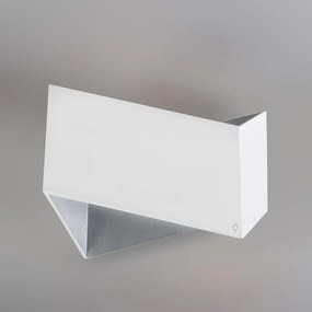Designová nástěnná lampa bílá - Fold