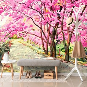 Samolepící tapeta himálajské třešně - 150x100 cm