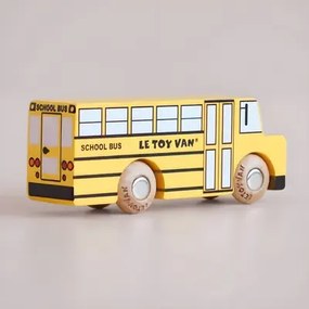 LE TOY VAN Dřevěný školní autobus Rufus / od 2 let