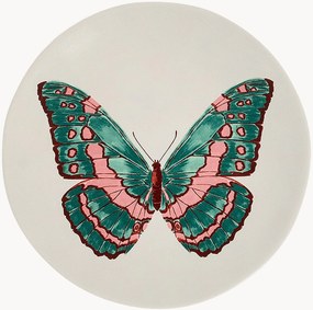 Ručně vyrobený dezertní talíř Butterfly Manor