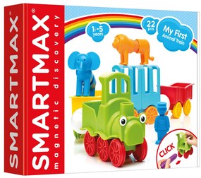 Smartmax - Můj první vláček se zvířátky - 22 ks
