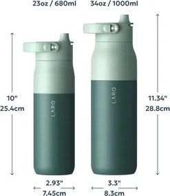LARQ PureVis 2 680ml eucalyptus green / nerezová samočistící láhev na