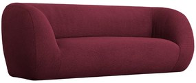 OnaDnes -20% Bordová bouclé dvoumístná pohovka Cosmopolitan Design Essen 210 cm