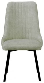 DOLMAR SEDAČKY Jídelní židle - KR-6, různé tkaniny a barvy na výběr Čalounění: žlutá (Uttario Velvet 2959)