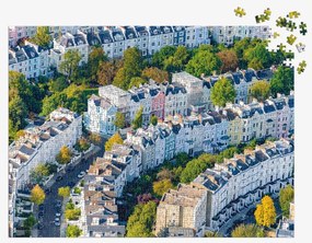 Galison Puzzle Grey Malin Notting Hill 1000 dílků