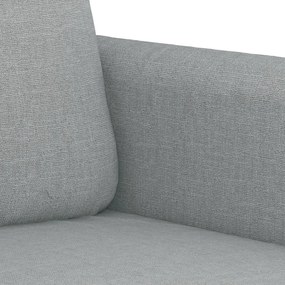 2dílná sedací souprava s polštáři světle šedá textil 3202102