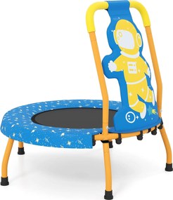 Costway Φ71 cm dětská trampolína s rukojetí a krytem okraje mini