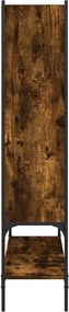 Knihovna kouřový dub 102 x 30 x 141,5 cm kompozitní dřevo 3214331